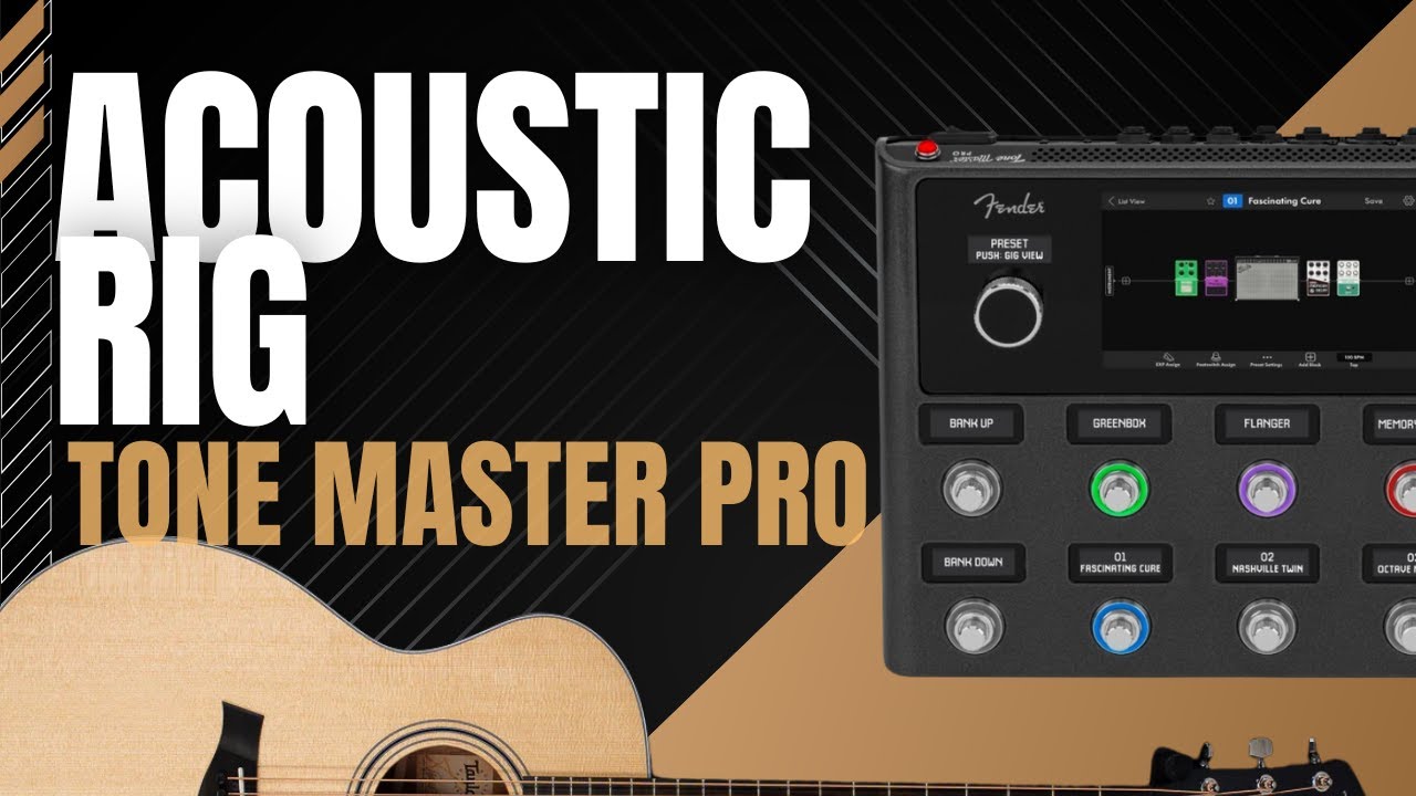 Here's my Fender Tone Master Pro Acoustic Rig for Gigging - YouTube