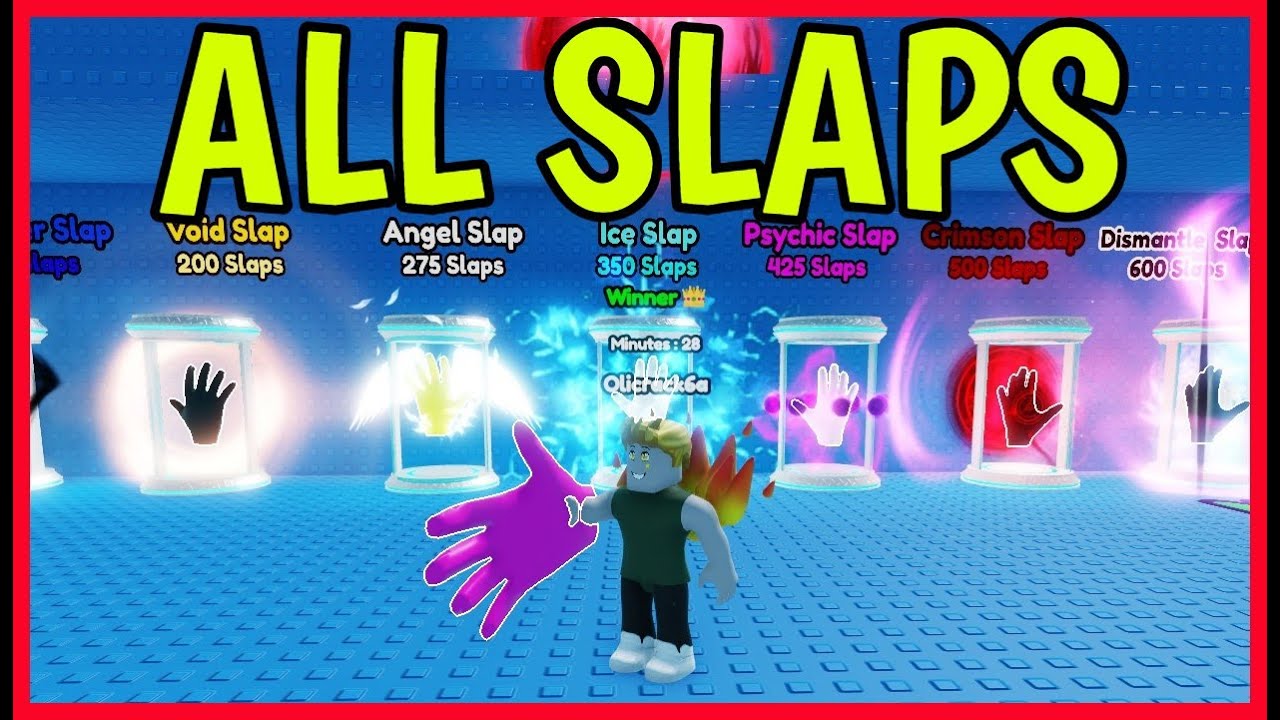 SLAP TROLL TOWER How to get ALL SLAP HANDS Roblox - YouTube