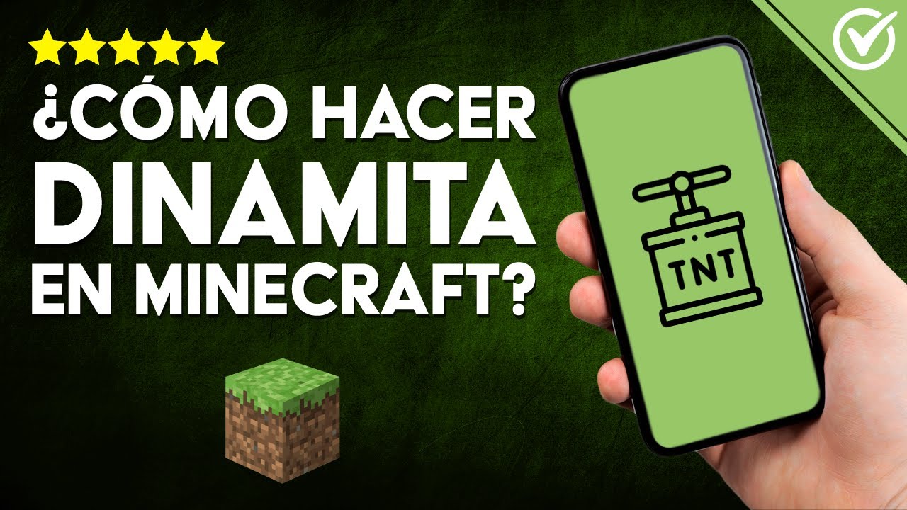 Cómo Crear Dinamita o TNT en MINECRAFT | Guía Completa Paso a Paso ...
