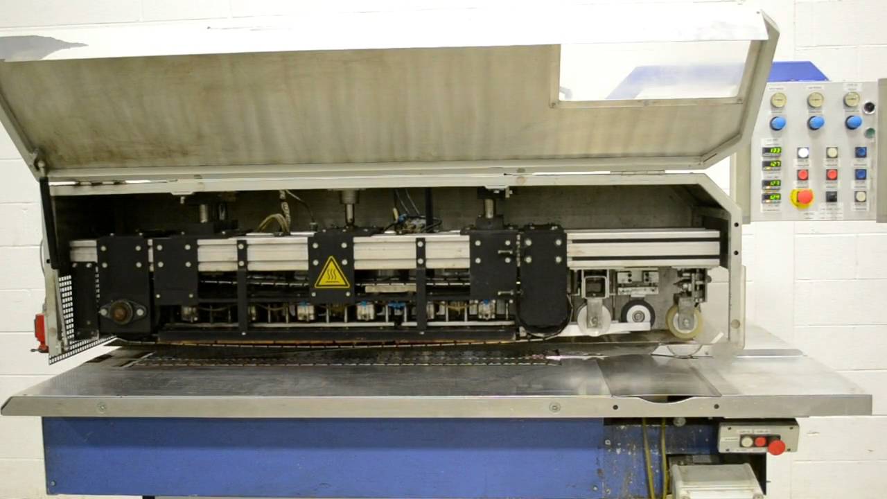Furniertechnik LZM-LA 1000 Longitudinal Veneer Splicing Machine - YouTube