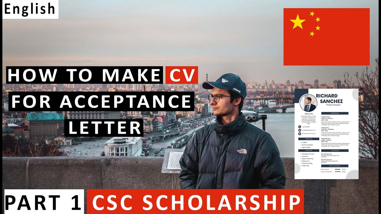 China Scholarship CSC 2024 | How to Make Professional CV For Acceptance ...