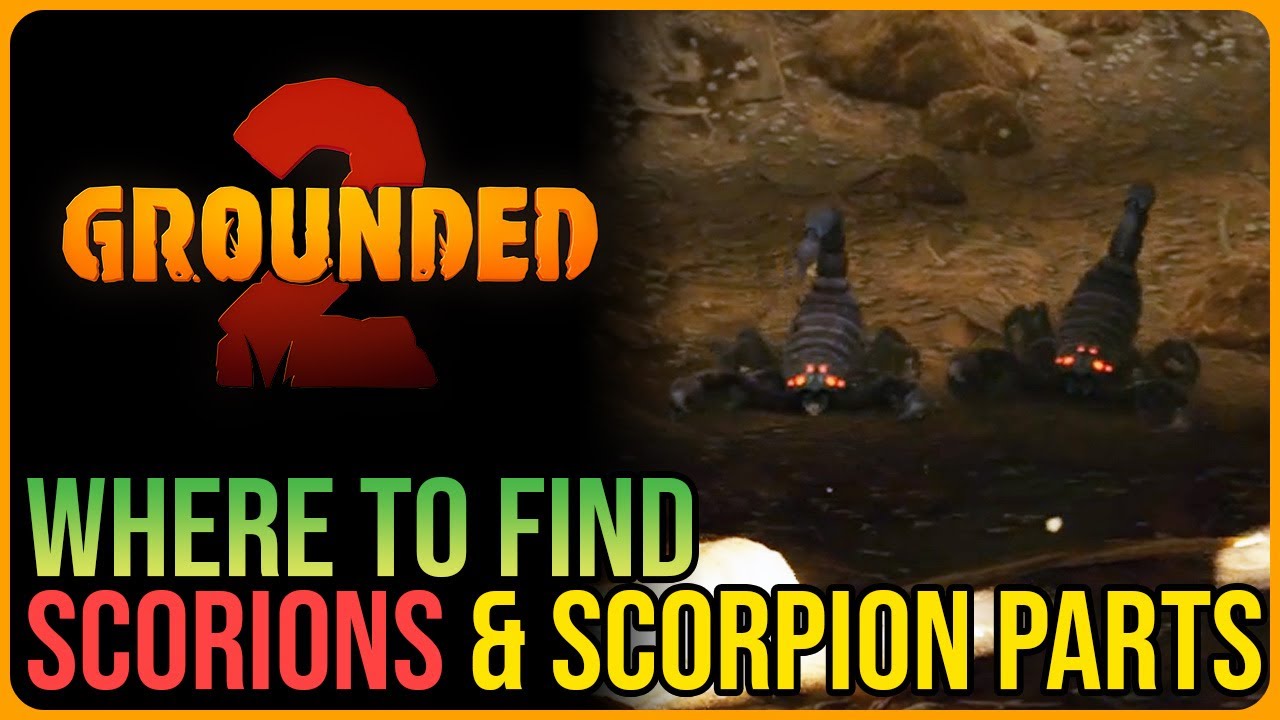 Scorpion Locations – Grounded 2 – How to Get Scorpion Chunks - YouTube