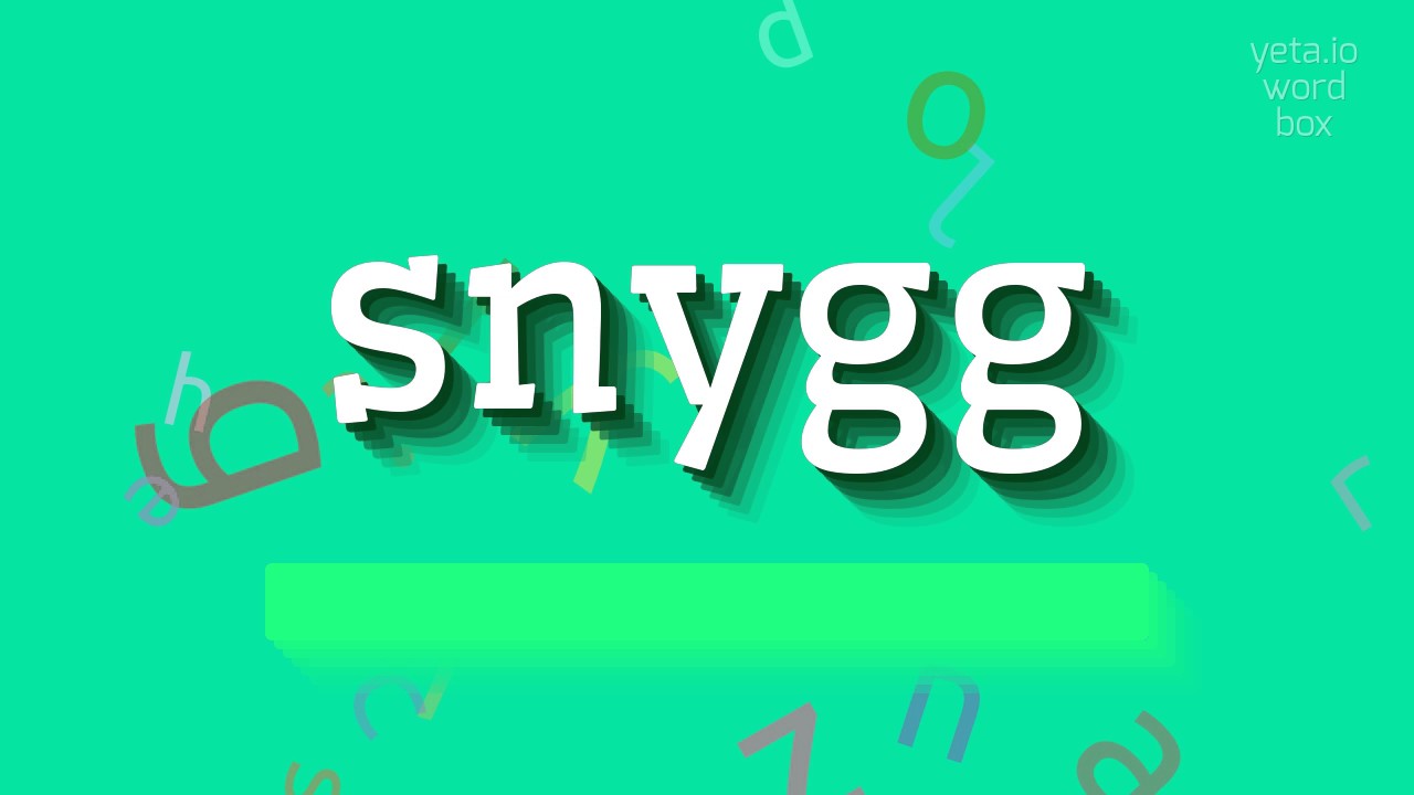 How to say "snygg"! (High Quality Voices) - YouTube