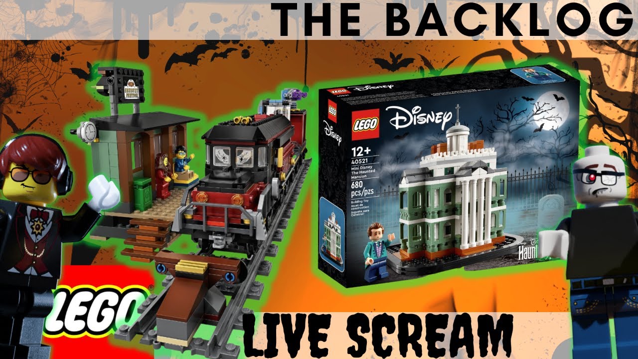 PART 2 - LEGO Hidden Side Ghost Train Express (70424) & Haunted Mansion ...