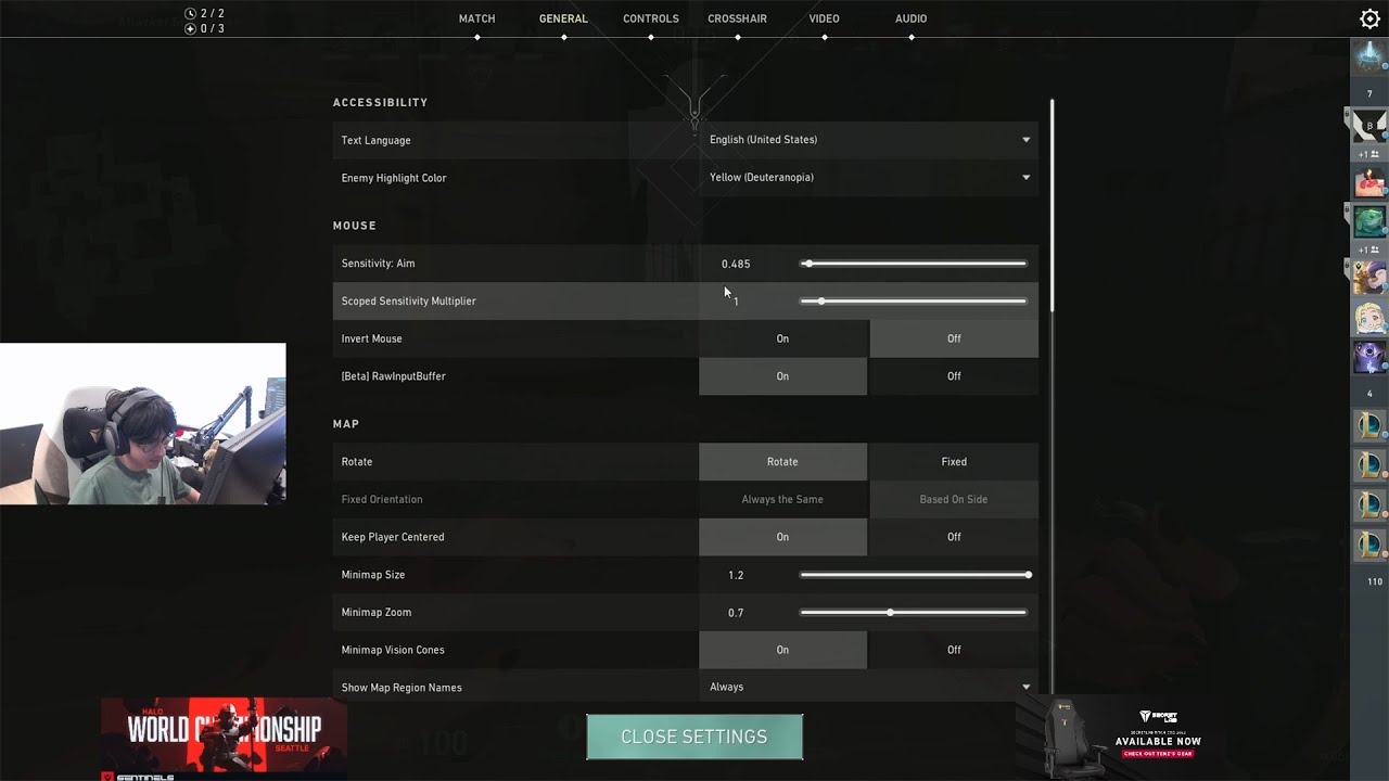 TenZ *NEW* Valorant Settings - YouTube