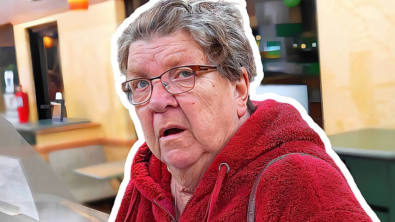 Grandma Freaks Out At Subway Reaction Angry Grandma Youtube