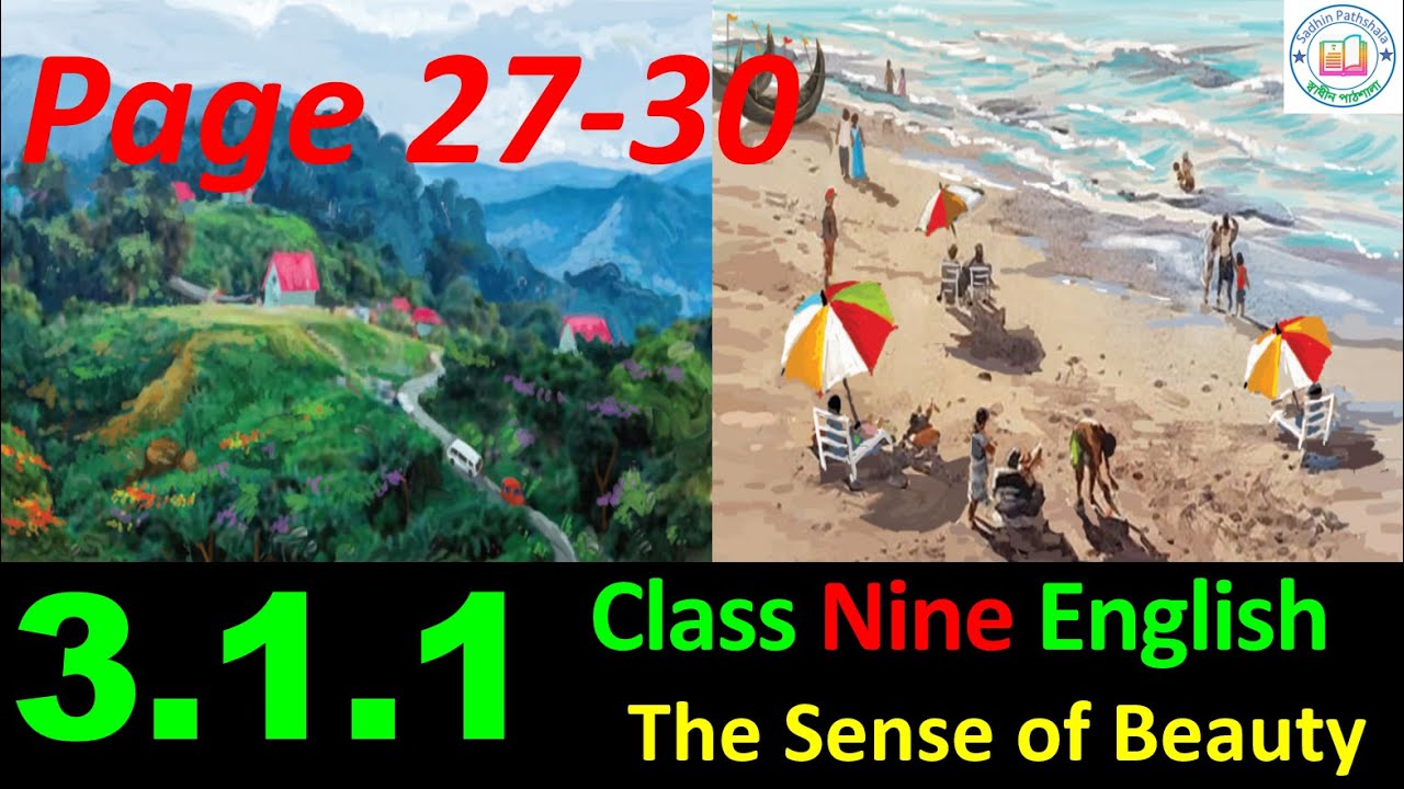 class 9 English chapter 3 question answer lesson 3.1.1 page 27/28/29 ...