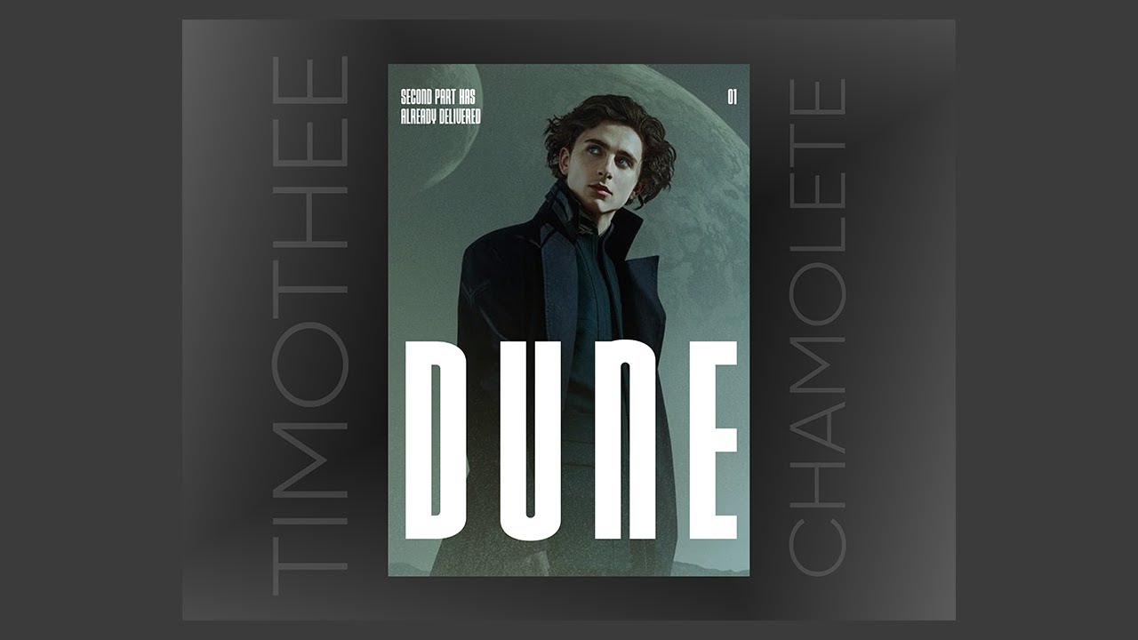 Dune Part 2 Official Poster Design | Photoshop Tutorial - YouTube