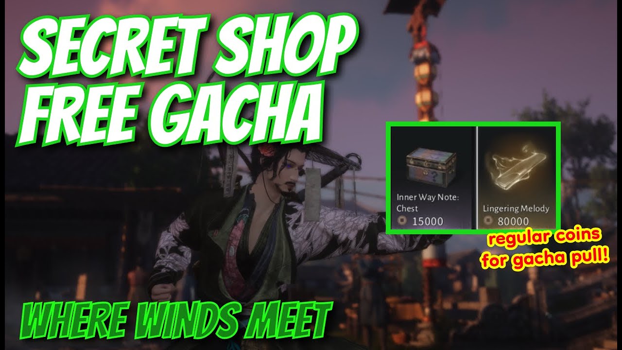 Where Winds Meet: Where to buy gacha draw with regular coins - YouTube