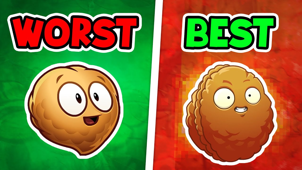 Ranking Every Nut From Worst to Best in PVZ 2 - YouTube