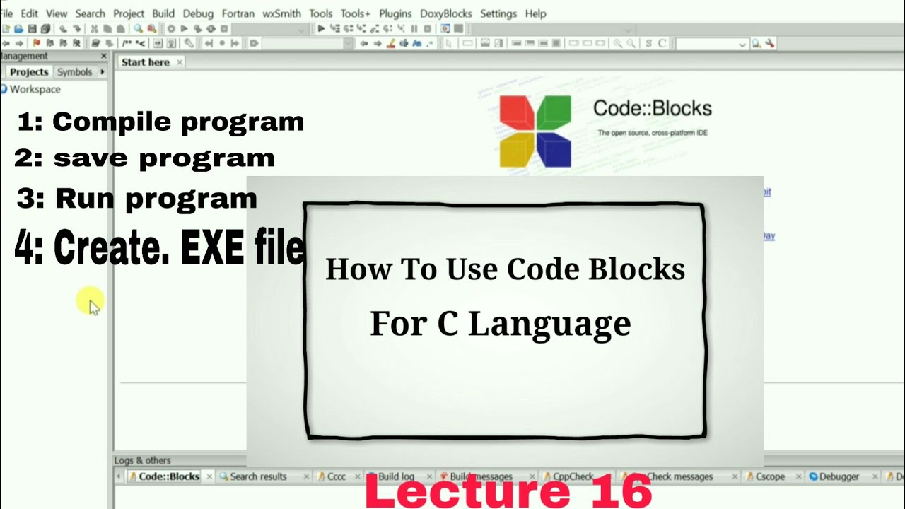 How To Use Code Blocks For C Language Hindi Lecture 16 Shaka Mudasir How To Use Code Blocks For C Language Hindi Lecture 16 Shaka Mudasir