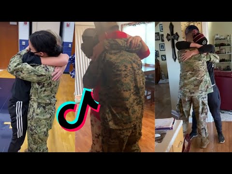 Military Soldiers coming home TikTok compilation | Most Emotional Compilation 😏😍