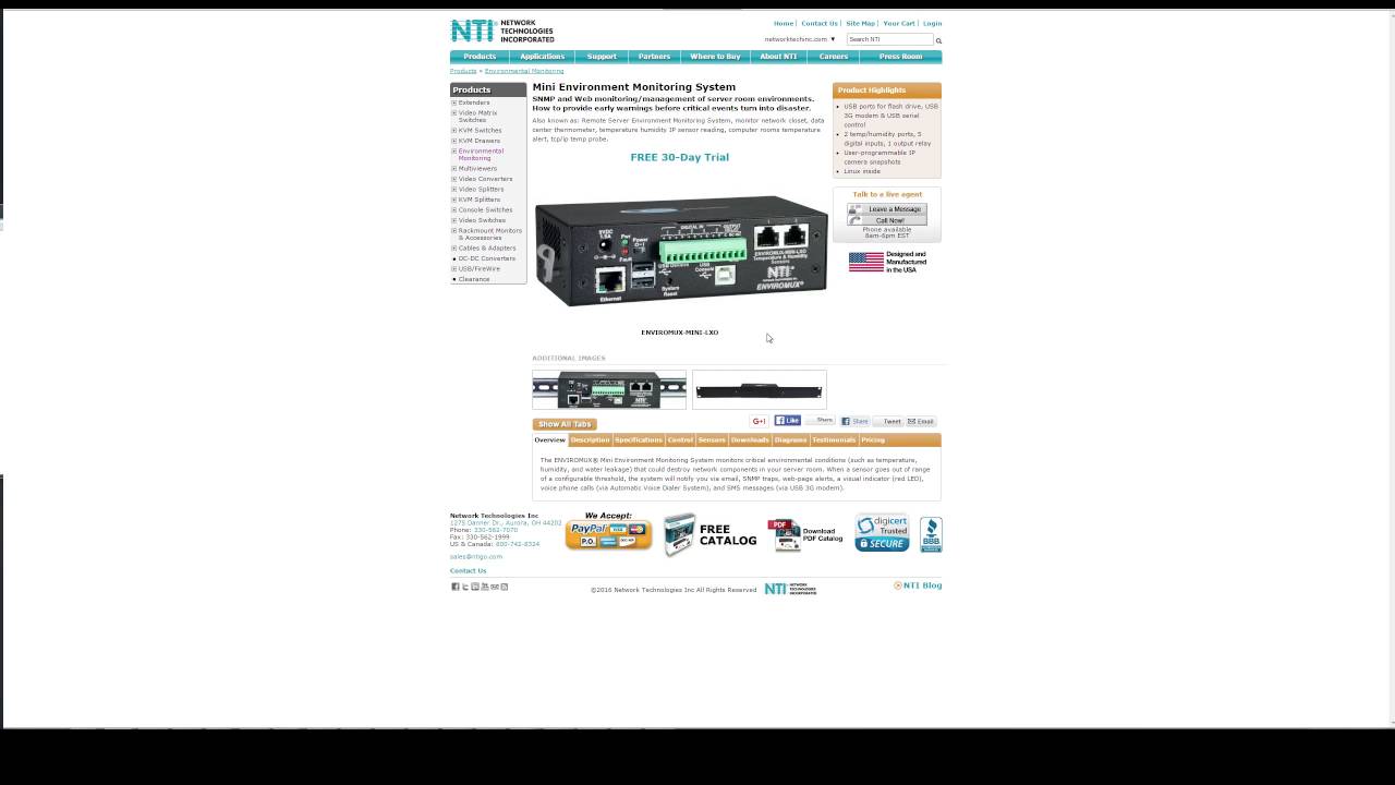 Using an NTI Enviromux-mini + IoT A/C Relay to Control Backup A/C ...
