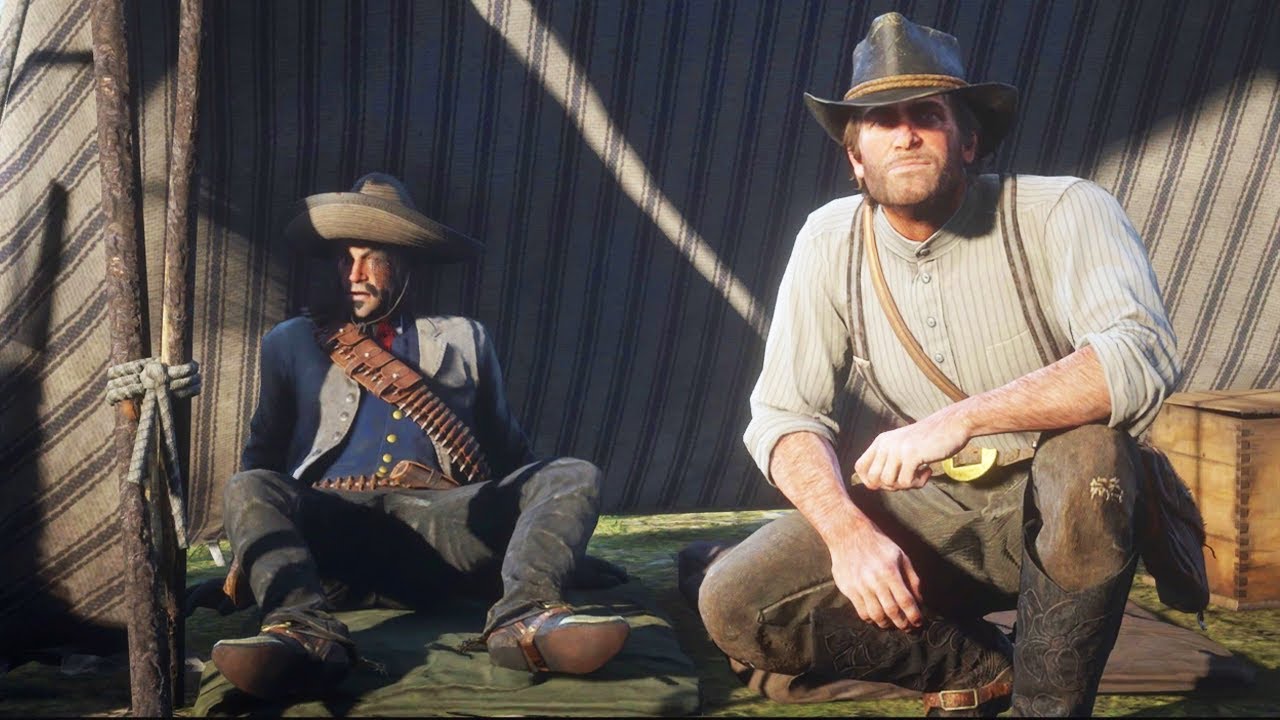 Red Dead Redemption 2 - Mission with Javier and First Signs of TB ...