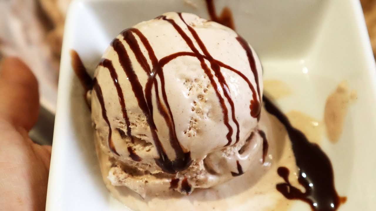LA MEJOR NIEVE DE CHOCOLATE 4 INGREDIENTES sin maquinas - YouTube