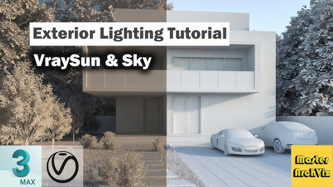 3ds Max Vray Tutorial Exterior Create Photorealistic Exterior Renders