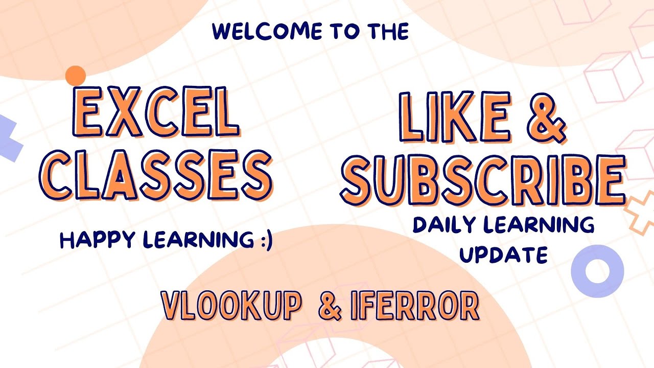 Ms Excel Vlookup And Iferror Vlookup Through Insert Function And By Writing Formula Youtube