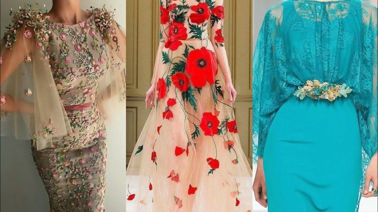 stunning beautiful sequence work bridesmaid dresses ideas - YouTube