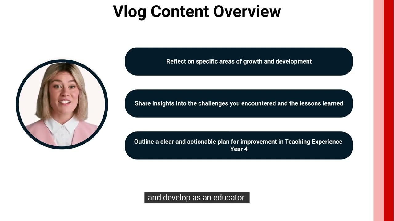 Create a Vlog Post as a Final Reflection on Teaching Experience Year 3 ...