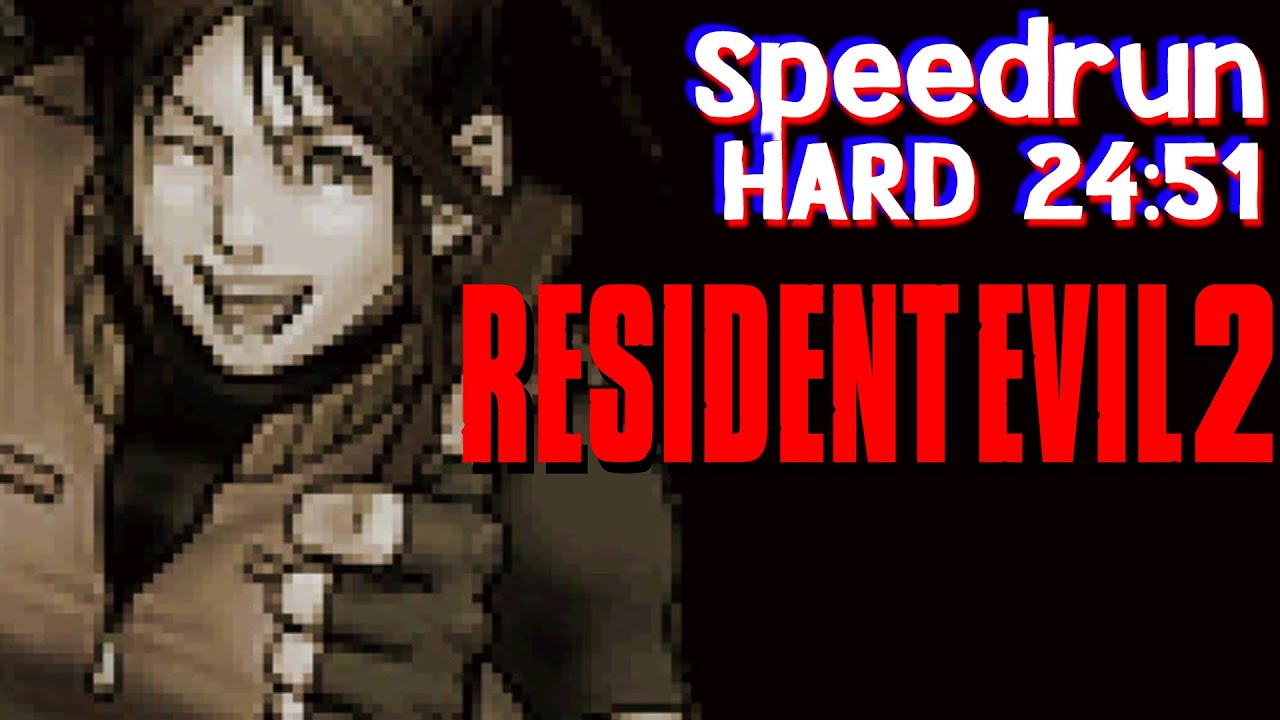 RESIDENT EVIL 2 '98 Claire B Hard En 24:51 SPEEDRUN - YouTube