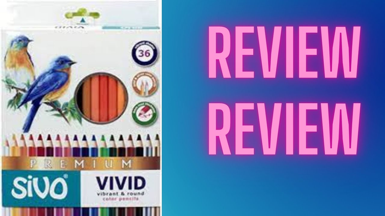 Rewiew Lápis de cor Sivo Vivid Premium- 36 cores - Atelier Andréa Maria ...