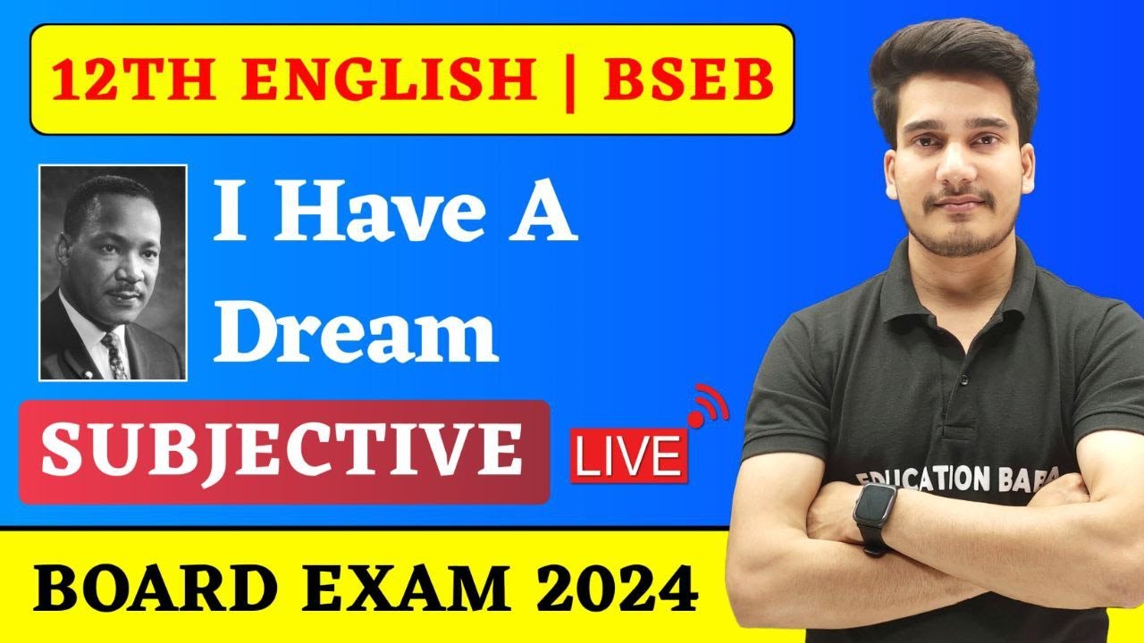 I Have A Dream Question Answer Class 12th English Chapter 4 i-have-a-dream-question-answer-class-12th-english-chapter-4