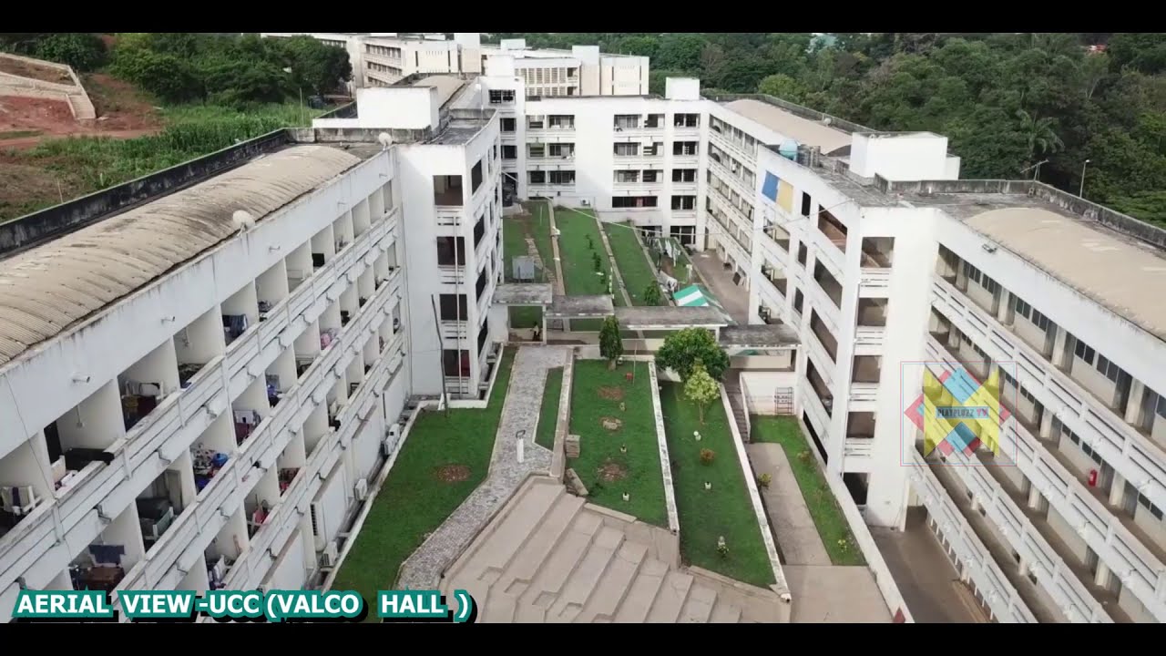 University of Cape Coast || Aerial view of VALCO HALL|| OGUAA HALL ...