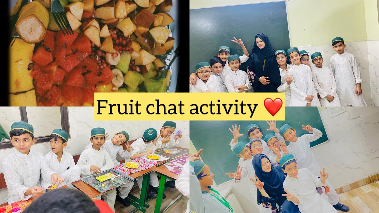 Fruit chat activity |Activity|SADAF| - YouTube