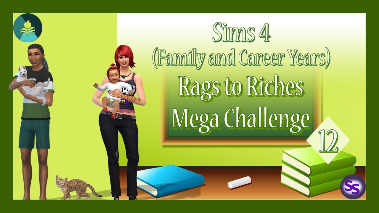 12 ~ The Sims 4 Rags to Riches MEGA Challenge - Skills, Hibernation ...