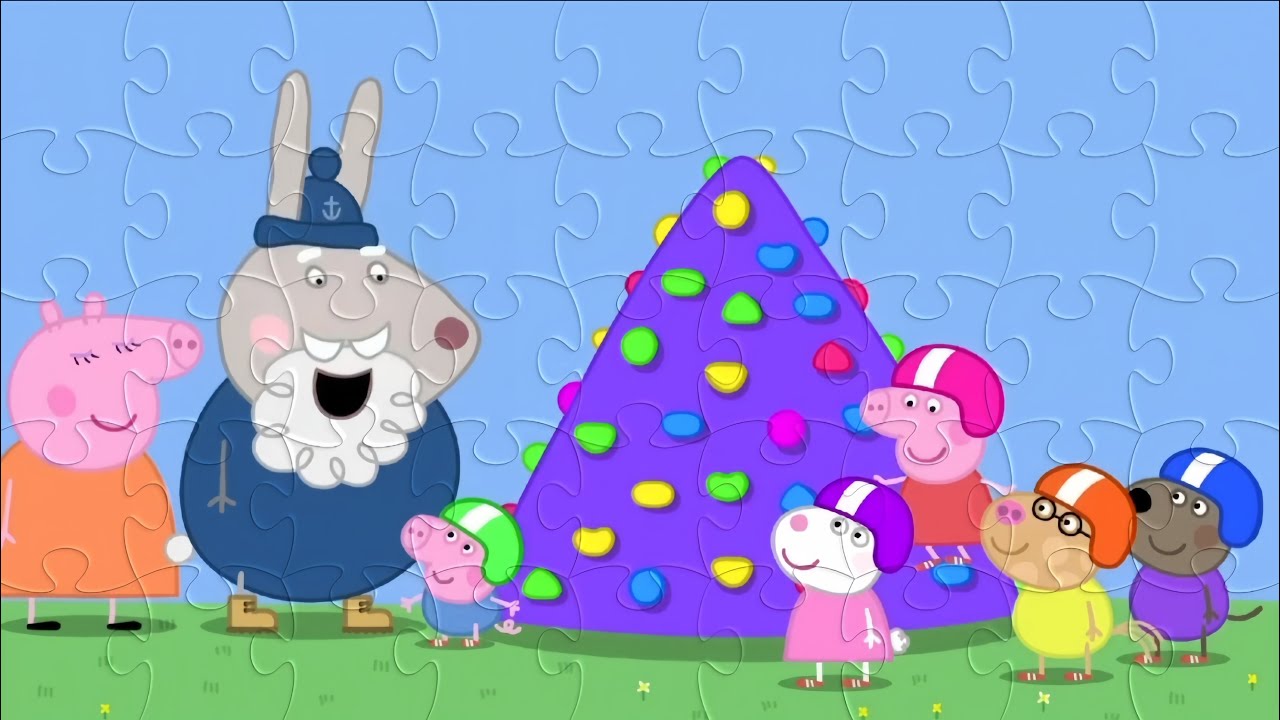 Peppa Pig Shapes Puzzle | Learning Game for Kids - YouTube