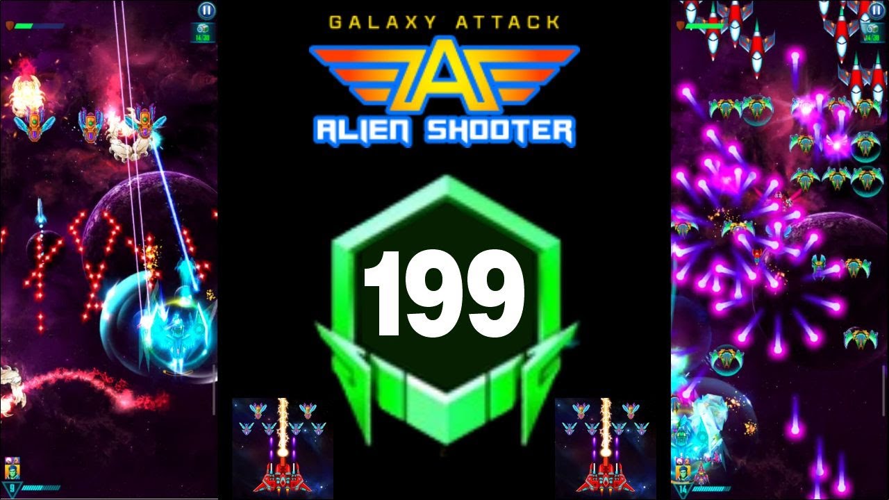 Galaxy Attack: Alien Shooting | New Campaign Mode | New Level 199 No ...