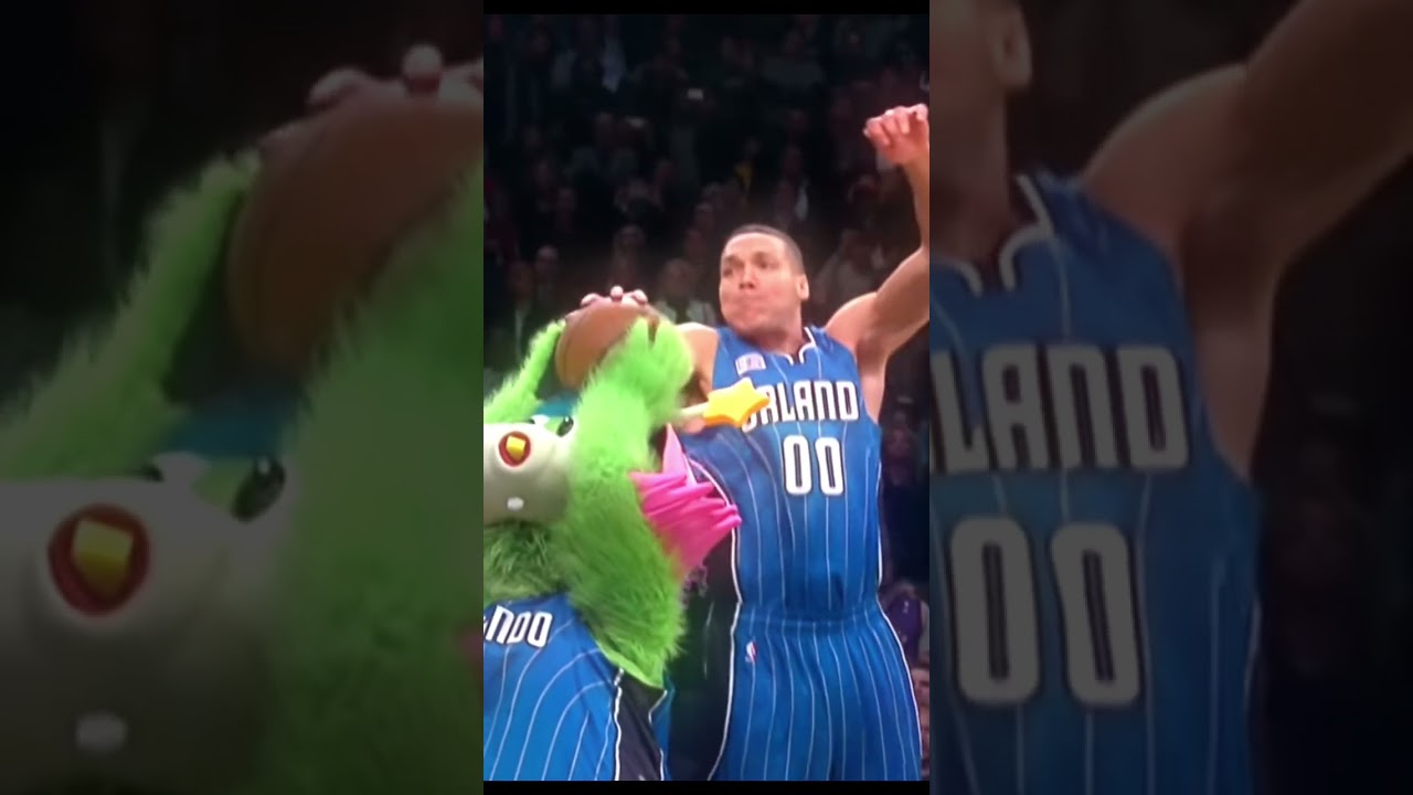 Aaron Gordon over the mascot dunk 🔥 - YouTube