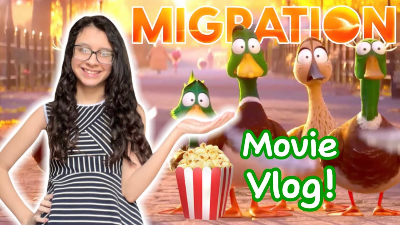 Migration Movie Vlog at the AMC THEATER SPECIAL 2024!!🍿🎬🦆| Sophie ...