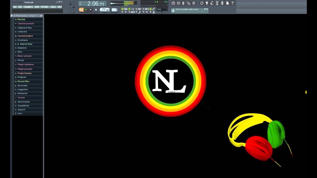 reggae one drop on fl studio 2016 prod by el notologo - YouTube