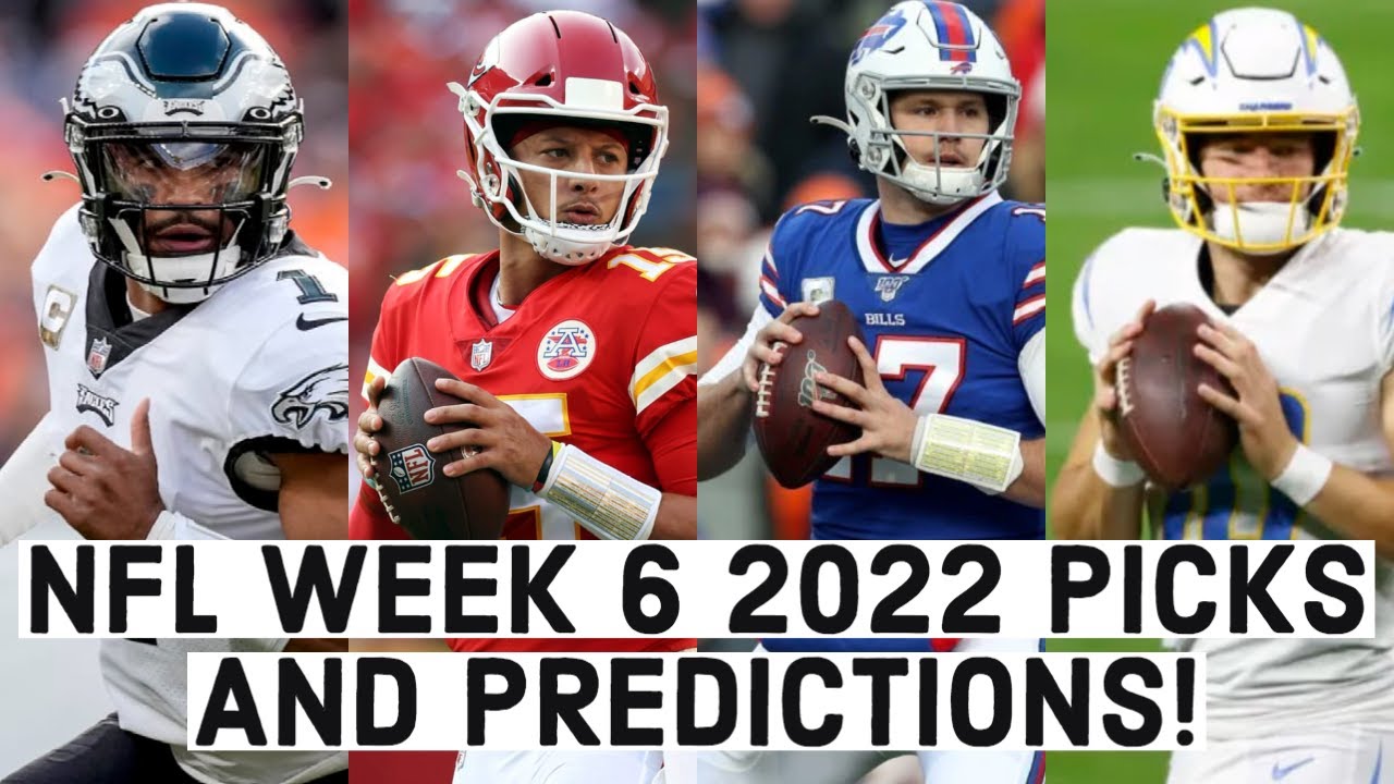 NFL 2022 WEEK 6 PICKS AND PREDICTIONS! - YouTube
