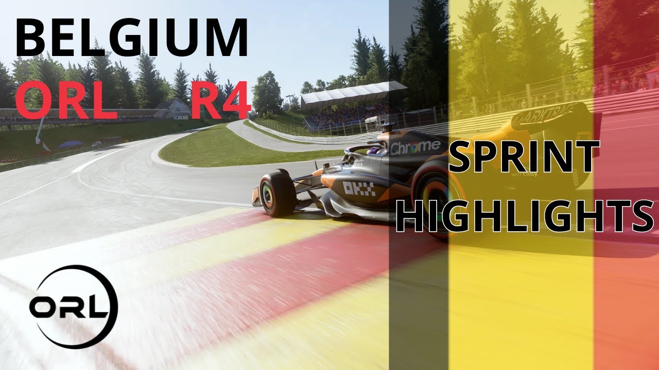 ORL F1 highlights - SPRINT RACE BELGIE - YouTube