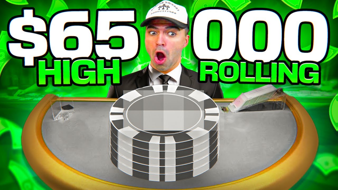 HUGE $65,000 HIGH ROLLING SESSION! (Salon Privé Blackjack) - YouTube