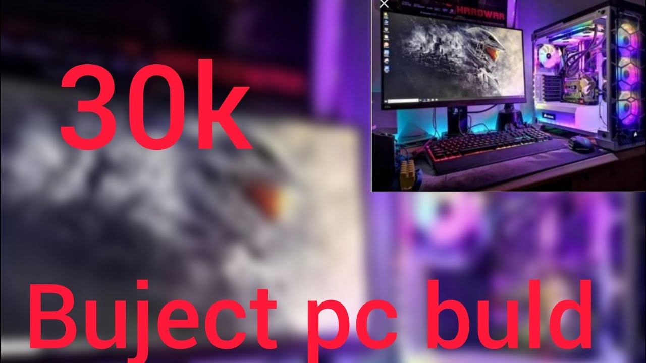 30k budget gaming pc build - YouTube