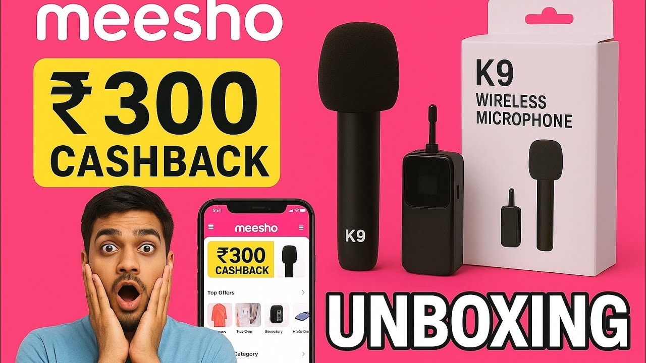 Cheapest Youtube wireless Mic Unboxing l Meesho Amazing Hot Deal 🔥 ...