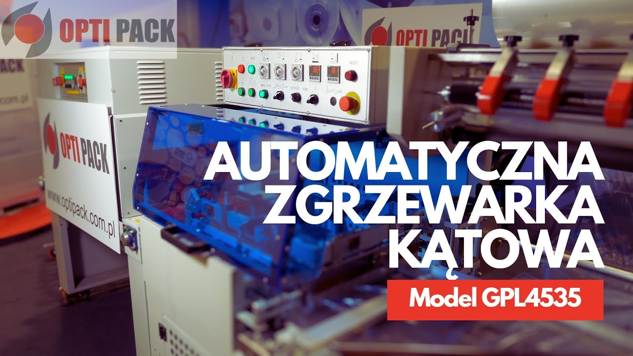 OPTI-PACK- #2 Automatyczna Zgrzewarka Kątowa GPL4535 z tunelem ...