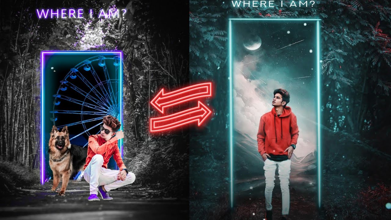 PicsArt Neon Frame Instagram Viral Editing Video: How To Edits Neon ...