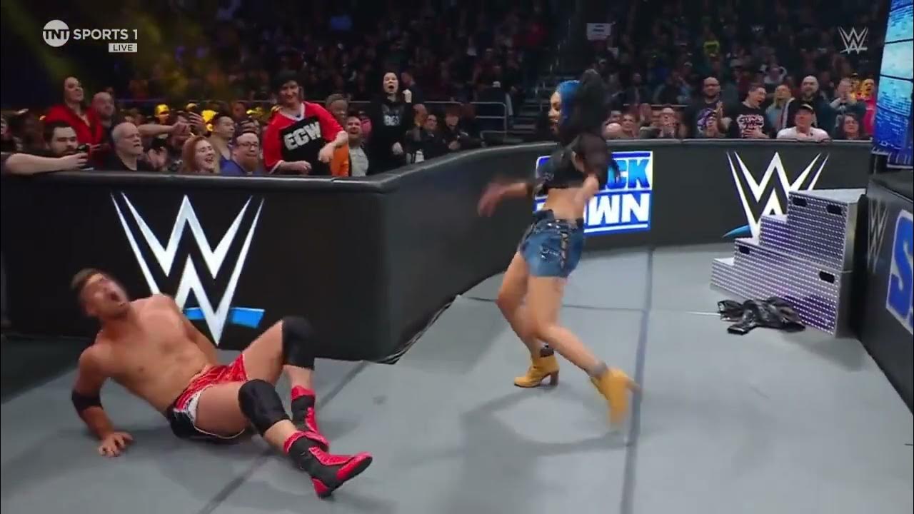 The O.C. vs Grayson Waller and Austin Theory WWE Smackdown Mar 22 2024 full match - YouTube