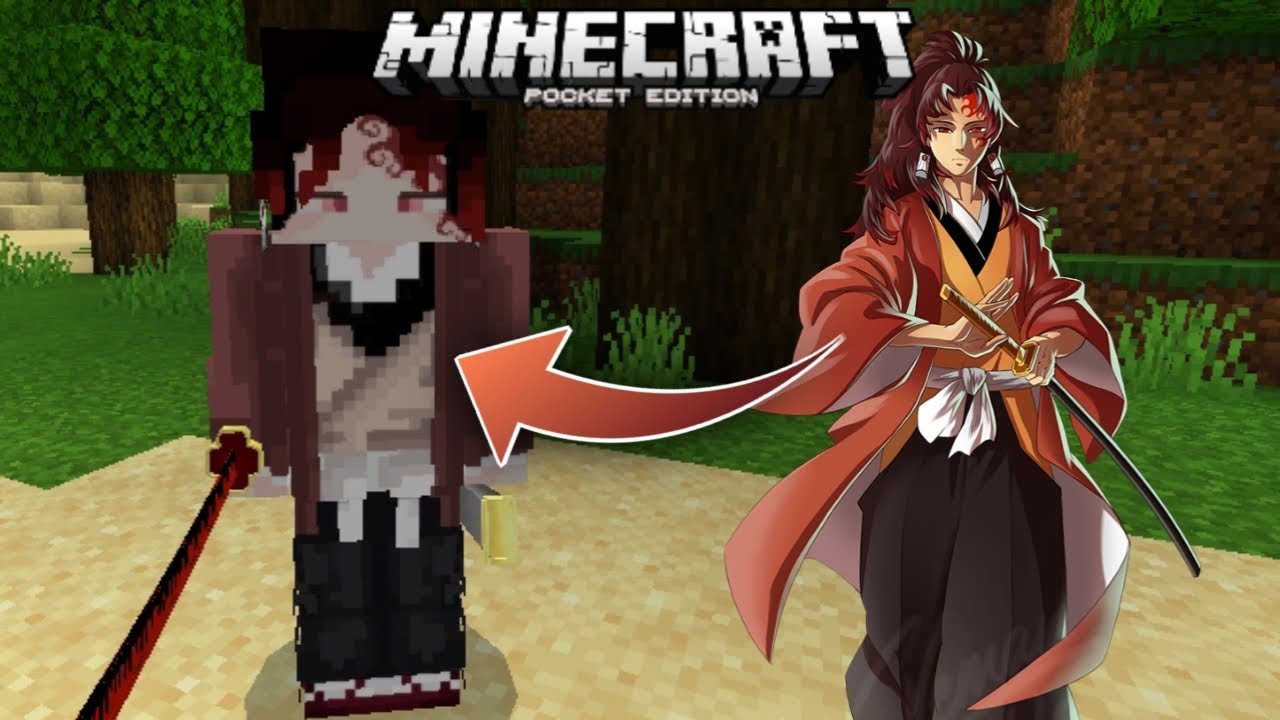 Download Addon Demon slayer Minecraft PE || akuma no isan || by ...