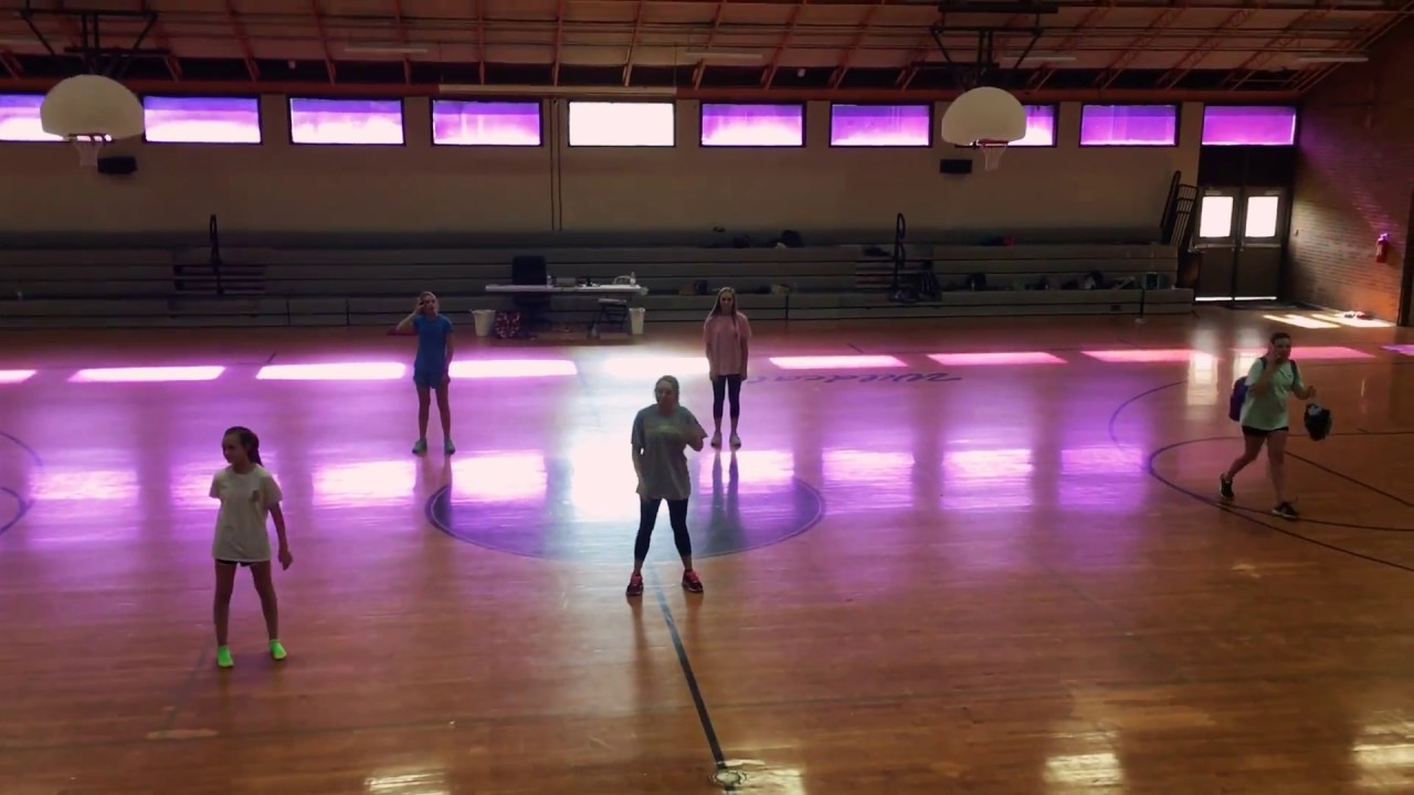 Scottsboro Junior High School dance line try out dance 2017 - YouTube