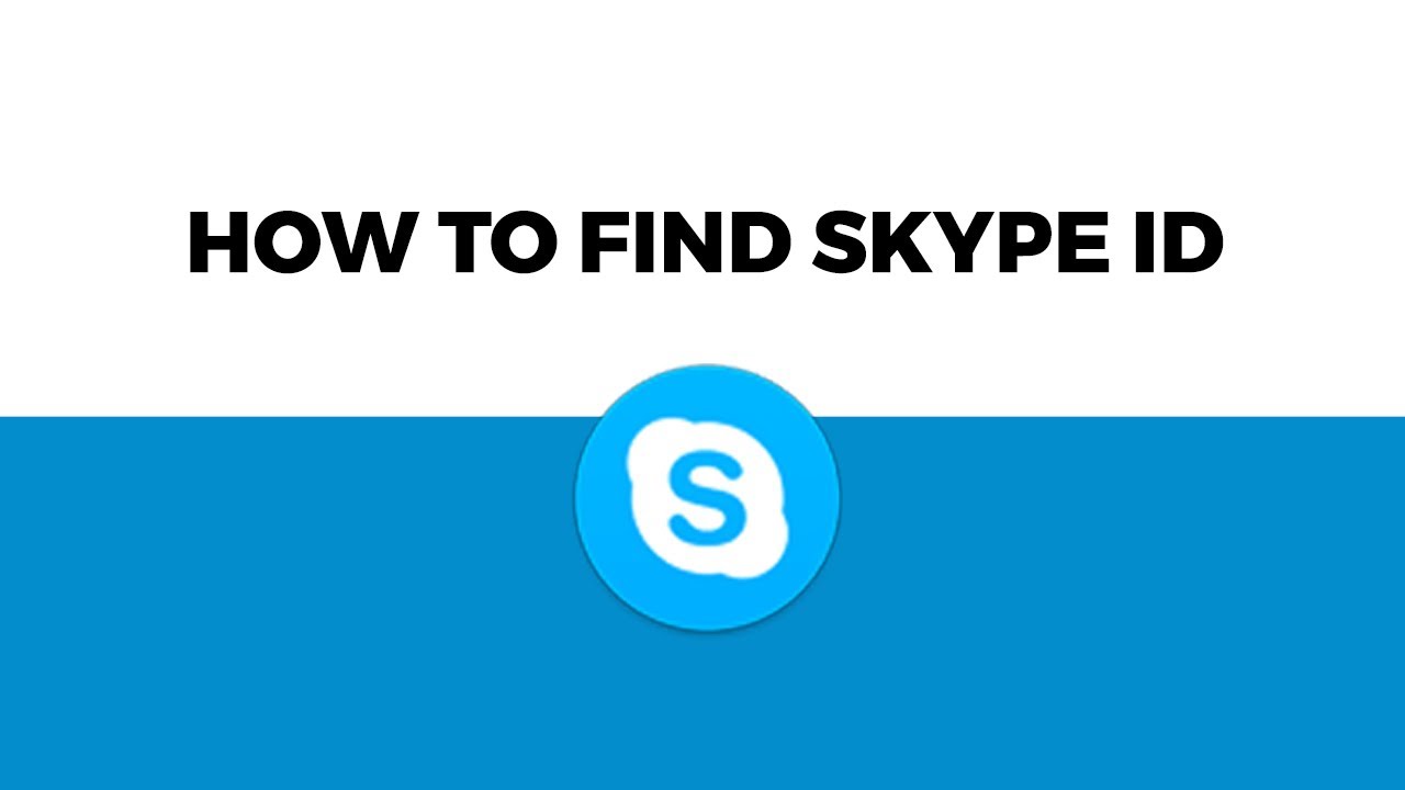 How to find Skype ID (Easy Method) - YouTube