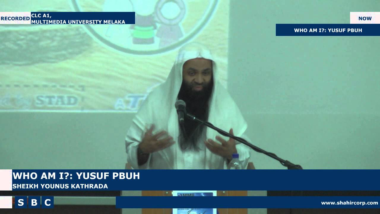 2014-06-15 WHO AM I?: YUSUF PBUH P1 - YouTube