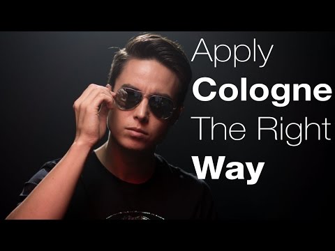 How To Apply Cologne Correctly - YouTube
