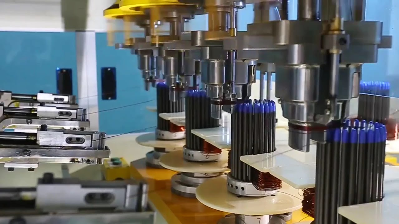 Made in China automatic coil winder stator winding machine - YouTube