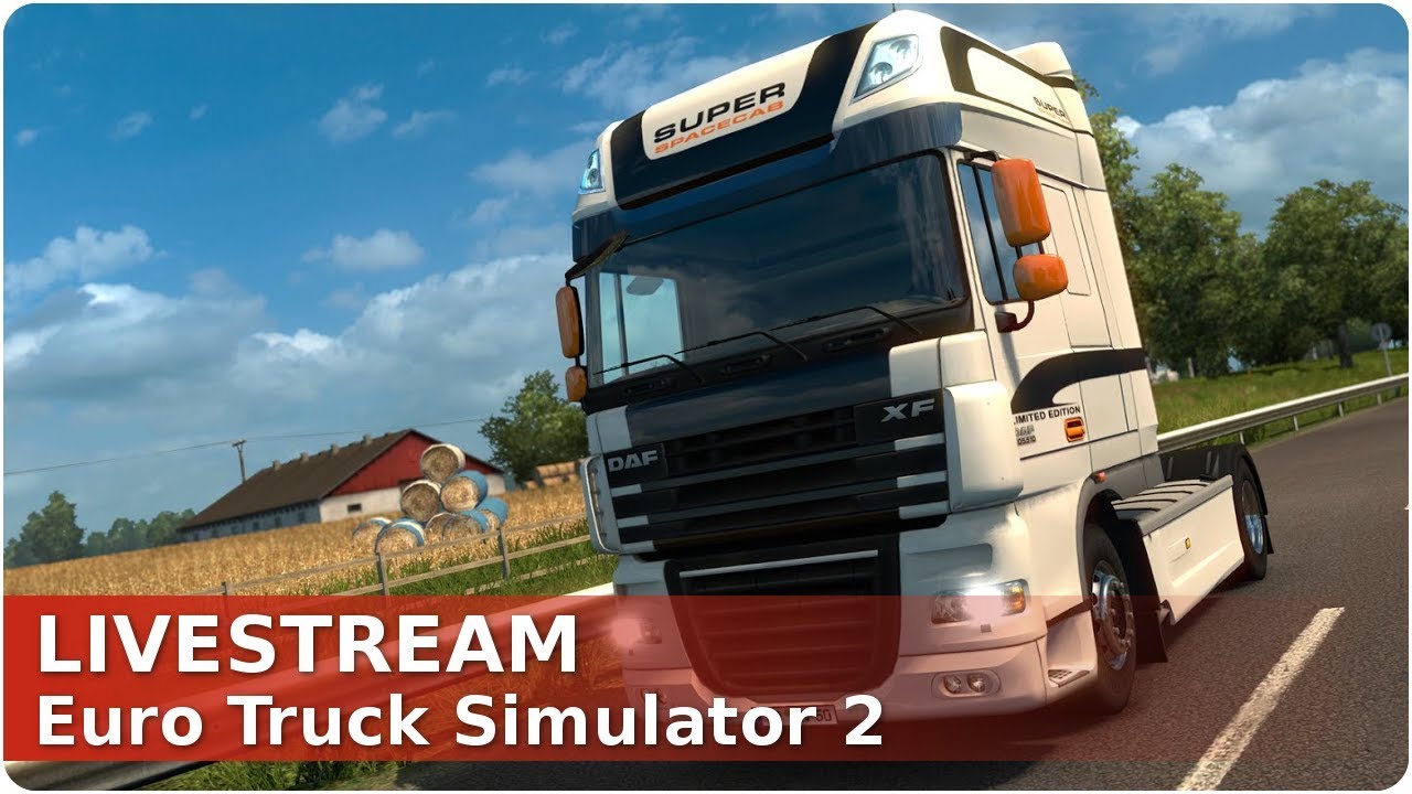 EURO TRUCK SIMULATOR 2 [Linux] - Ne kleine Tour [Livestream] - YouTube