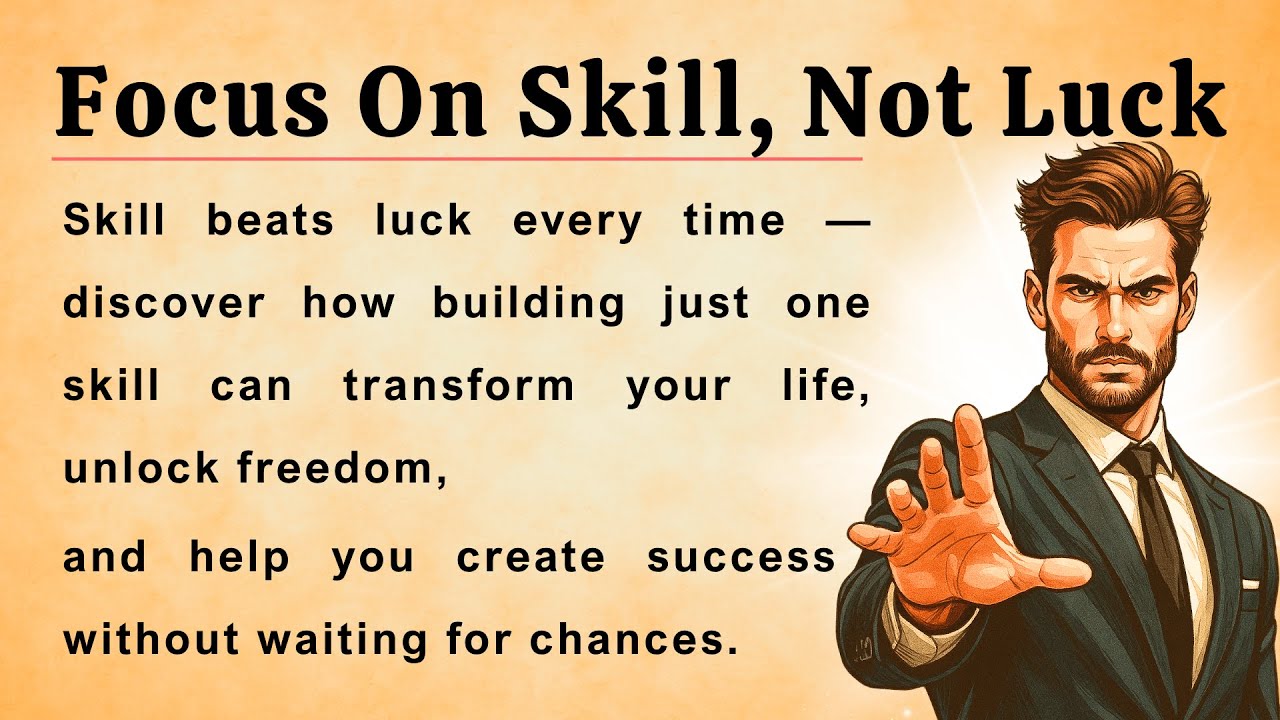 Focus on Skills, Not Luck 🔥 || Motivation Story || Learn English ...